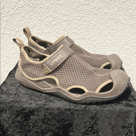 CROCS | Shoes | Crocs Swiftwater Mesh Deck Sandals 9 | Poshmark